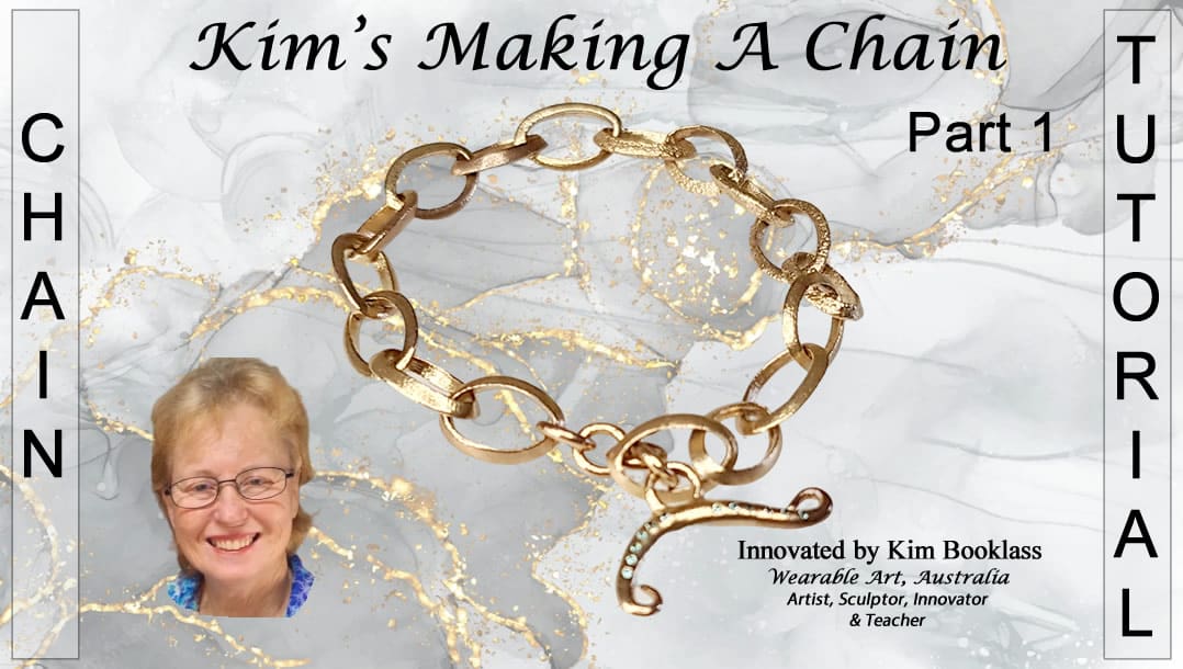 Making A Chain Part 1 ~ Tutorial By Kim Booklass - Aussie Metal Clay