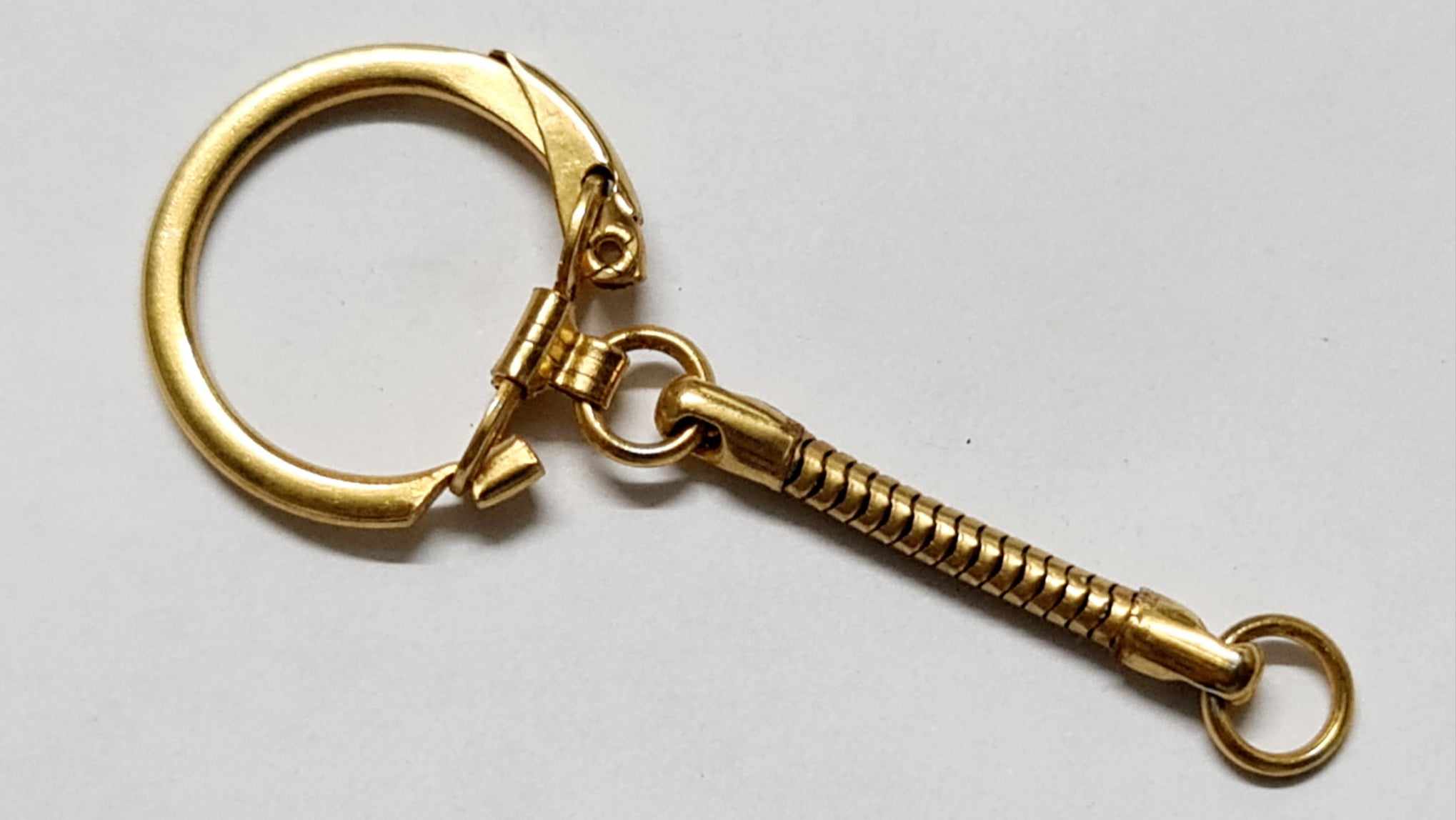 Gold coloured Key rings - Aussie Metal Clay Global